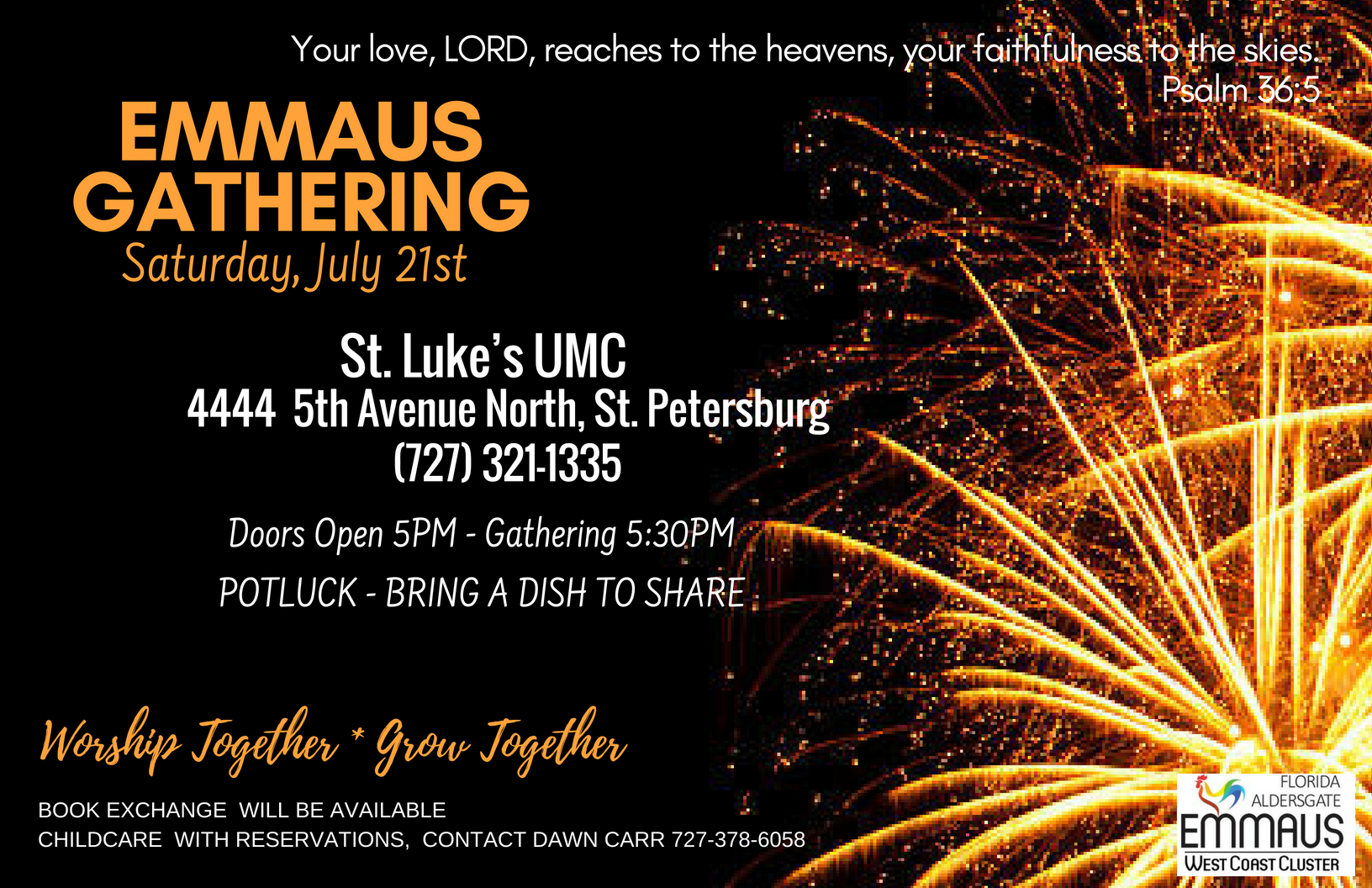 West Coast Cluster Gathering | Aldersgate Emmaus